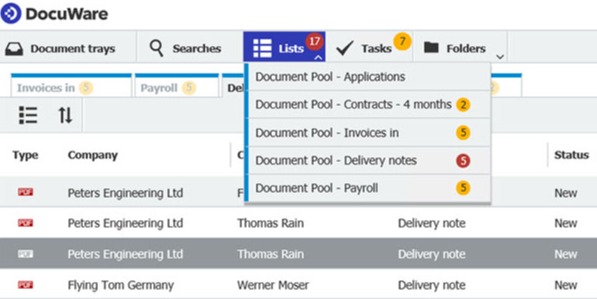Editing documents in DocuWare – lots of possibilities